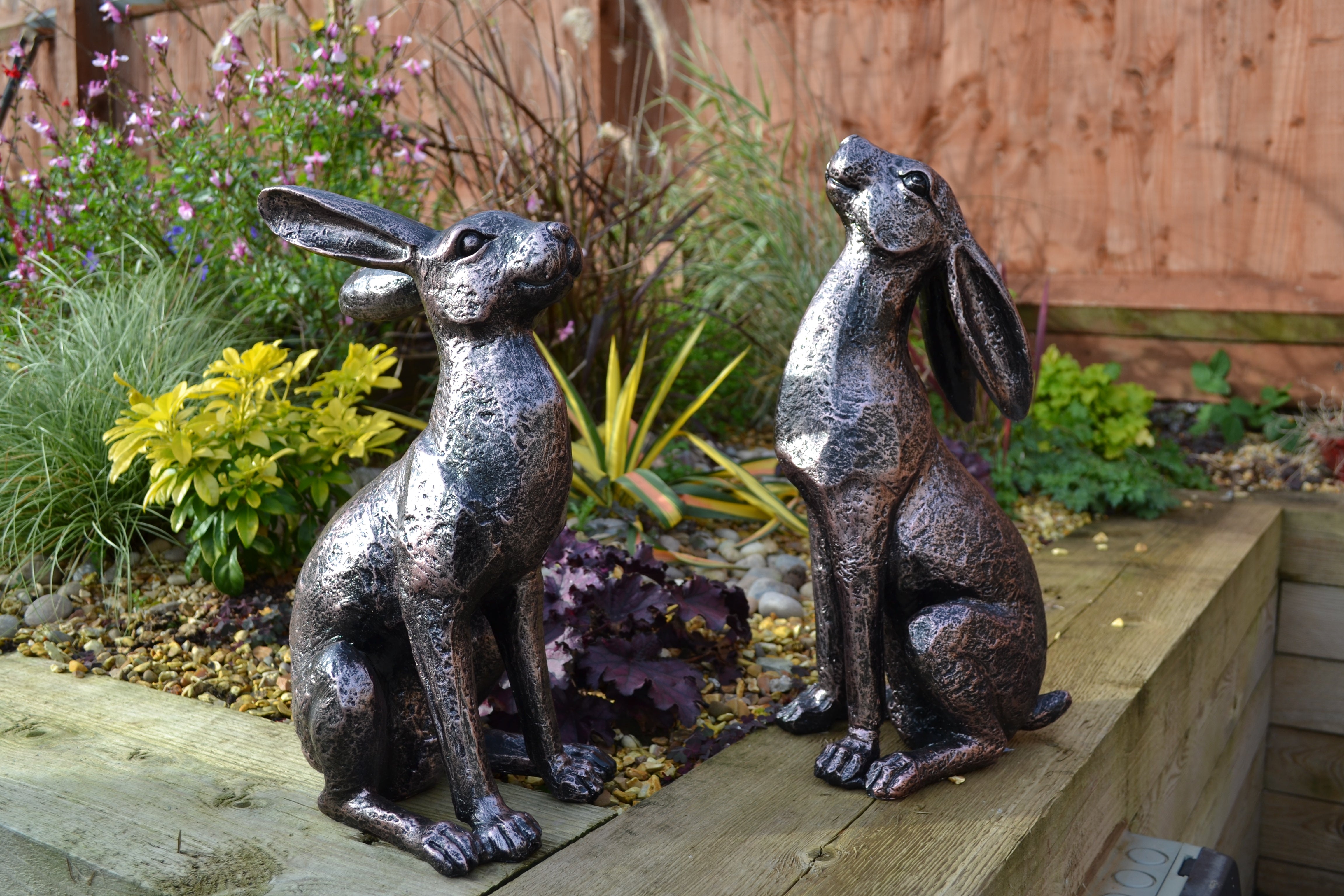 Large Moon-Gazing Hares Ornament Set – Backyard Bliss