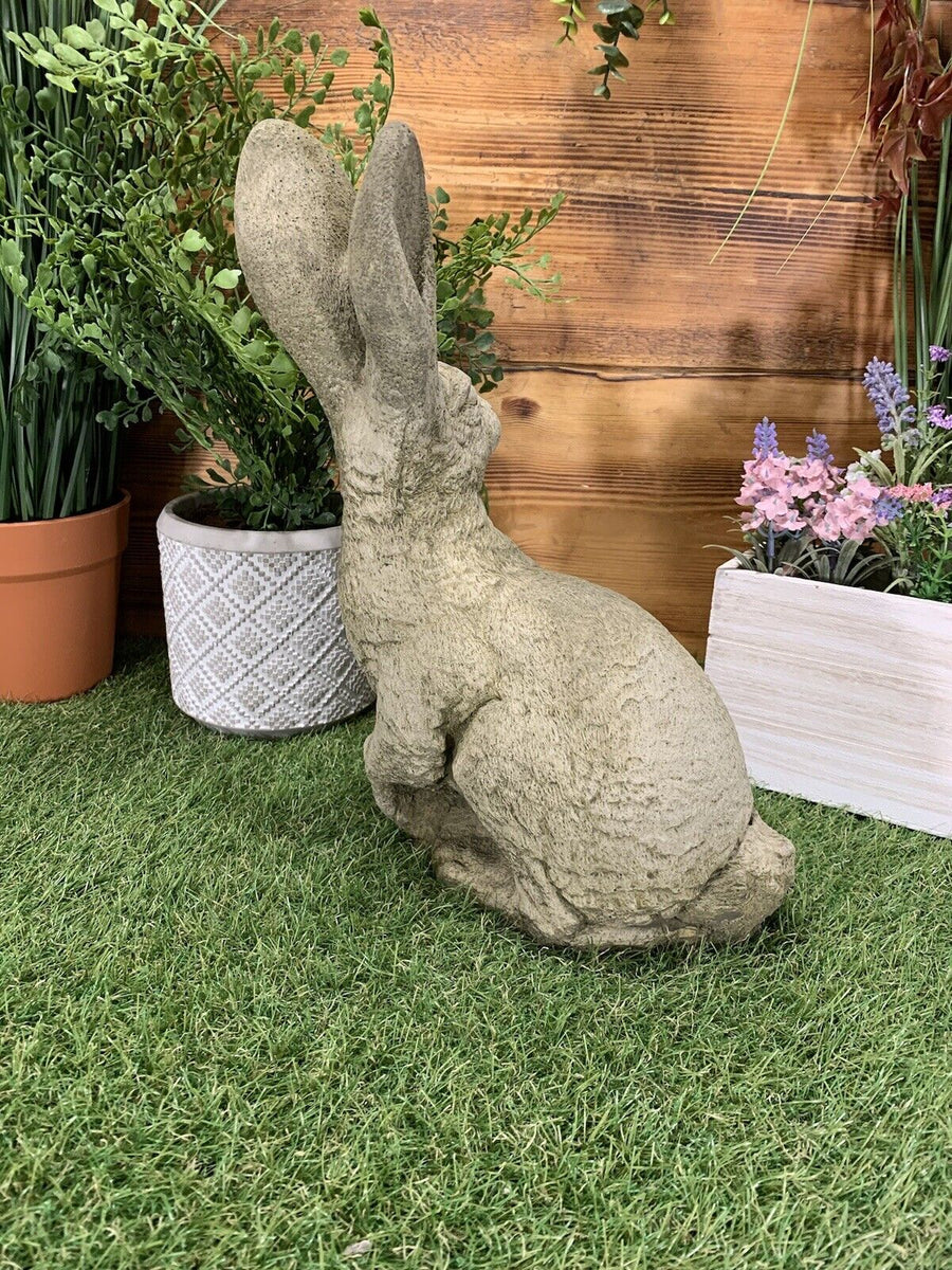 Large March Hare Statue – Backyard Bliss